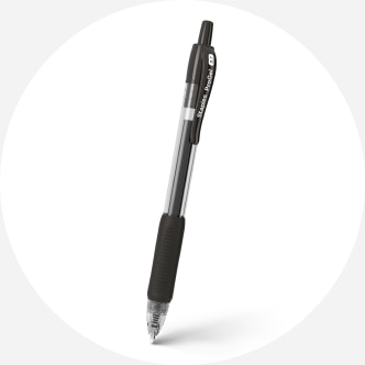 Precision Tip Office Pens 3 Refillable Gel Pens - Comfort Grip Smooth ...